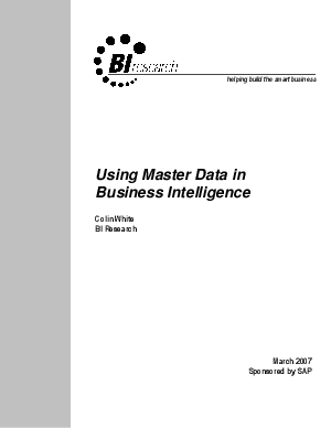 Using Master Data in Business Intelligence - White Paper