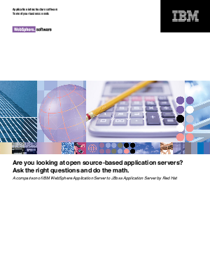 A comparison of IBM WebSphere Application Server and JBoss by RedHat ...